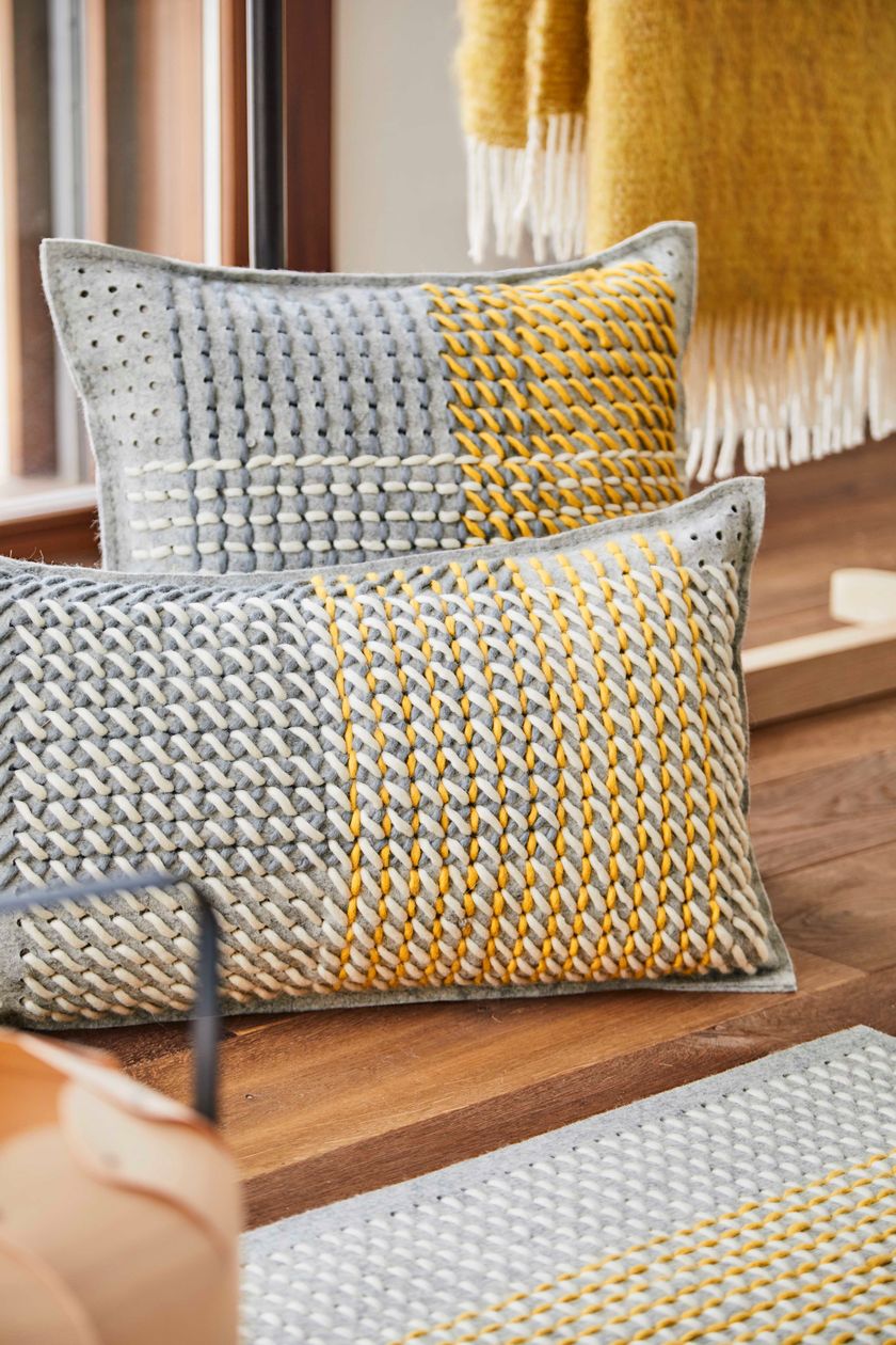 CANEVAS GEO GREY | Rectangular cushion Canevas Geo Collection By GAN ...