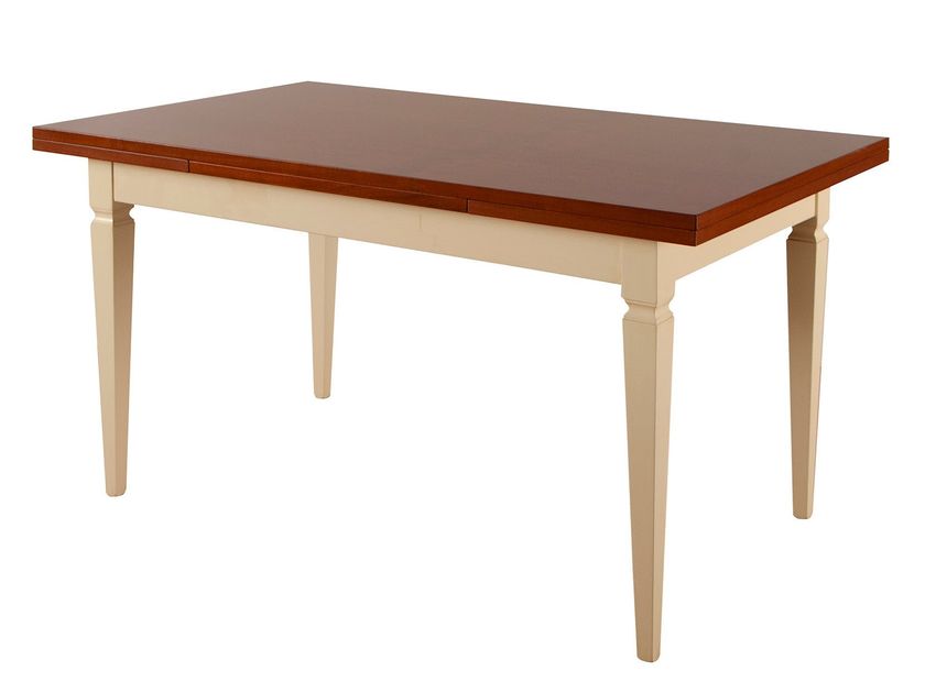 CANTICO LIGNEO 2462 Extending rectangular wooden dining table By ...