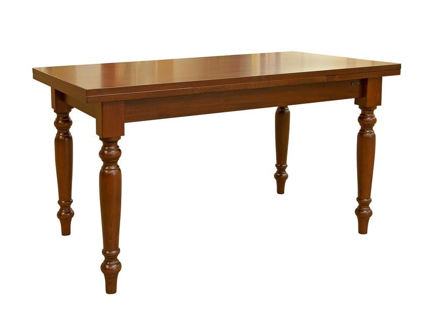 CANTICO LIGNEO 2462 Extending rectangular wooden dining table By ...