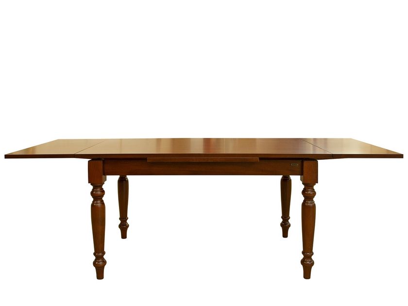 CANTICO LIGNEO 2462 Extending rectangular wooden dining table By ...