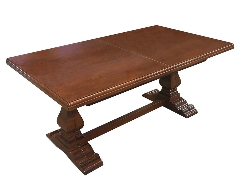 CANTICO LIGNEO 2472 Extending rectangular wooden dining table By ...