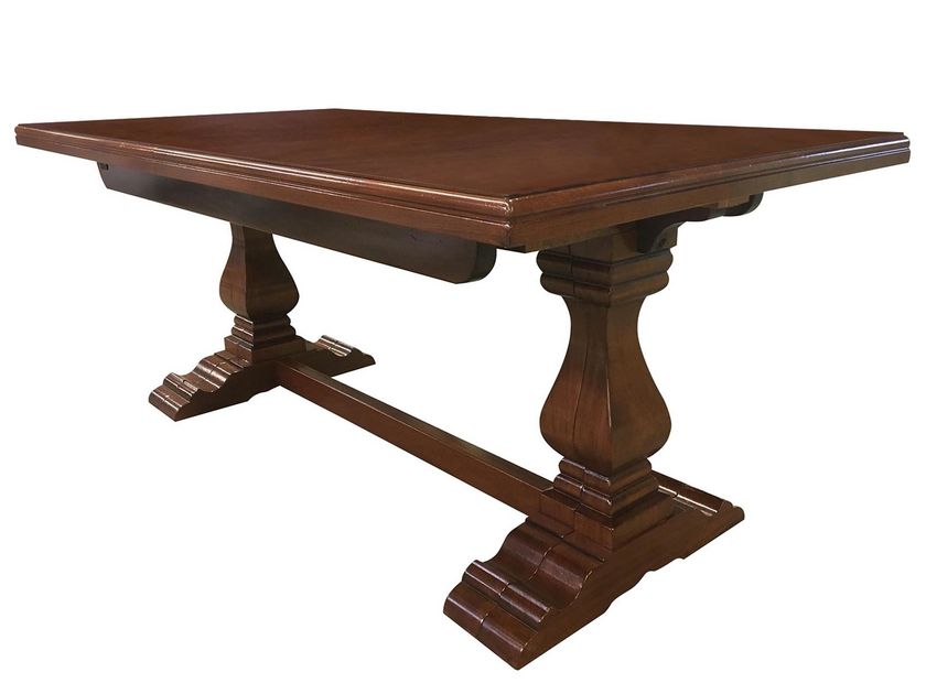 CANTICO LIGNEO 2472 Extending rectangular wooden dining table By ...