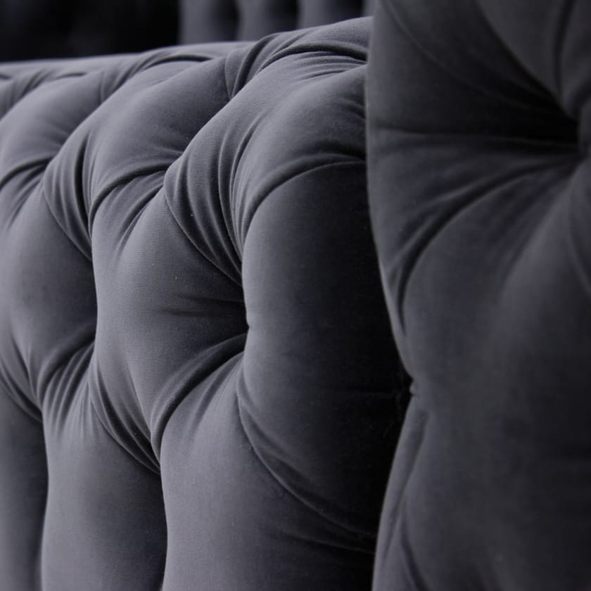 CAPITON CONTEMPORAIN | 4 seater sofa 4 seater tufted velour sofa By Crearte Collections