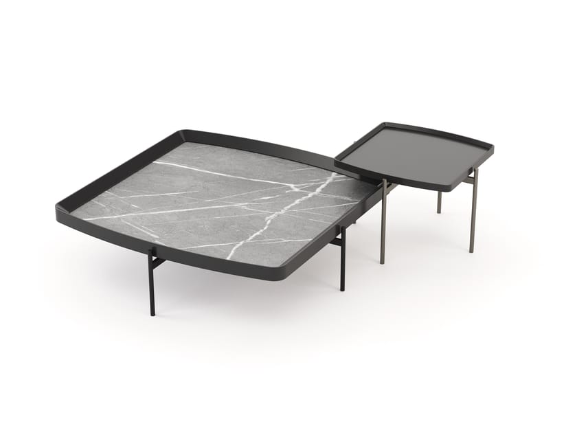 CAPRI Low rectangular iron coffee table By Stylish Club