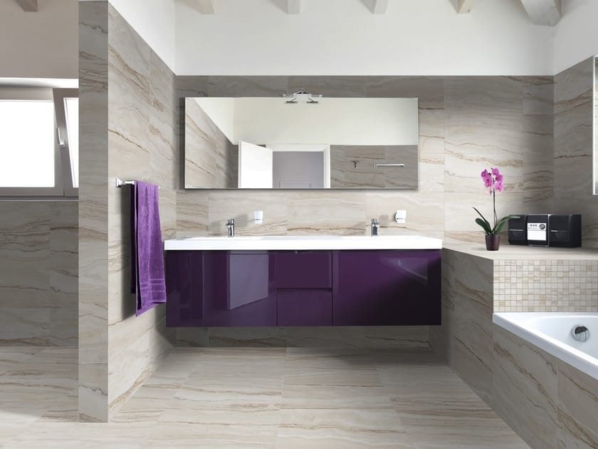 Ceramic granite wall/floor tiles with marble effect CAPRI By ESTIMA ...