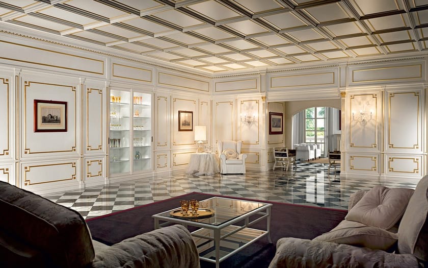 CAPRICCI | Mesa de centro de madeira e vidro Coleção CAPRICCI By Prestige