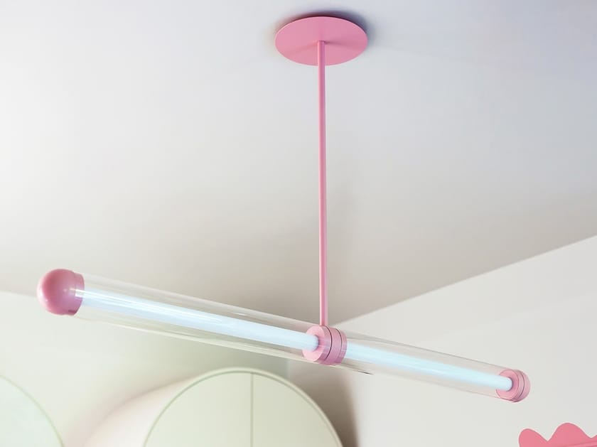 LED powder coated aluminium pendant lamp CAPSULE KESKI By Cameron ...