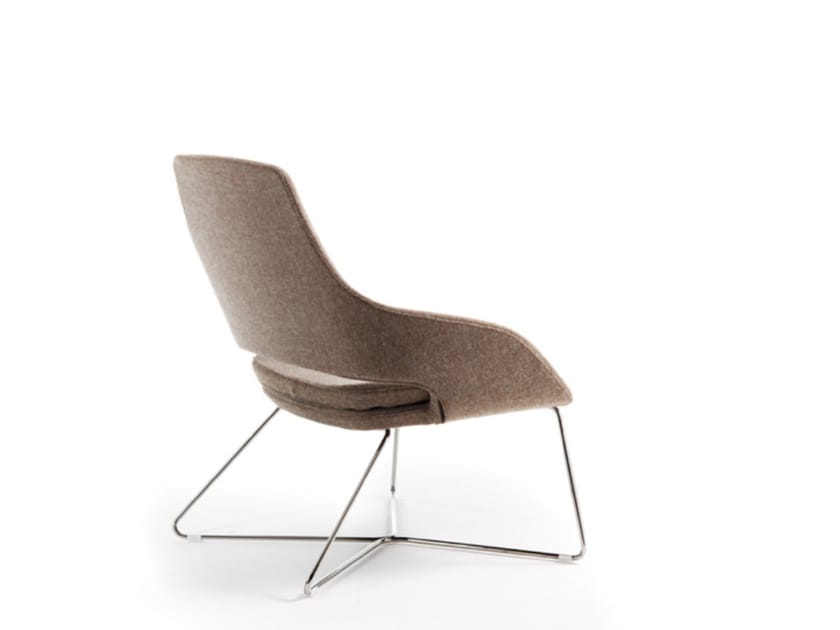 CAPTAIN LOUNGE | Sled base easy chair Captain Collection By Sinetica ...