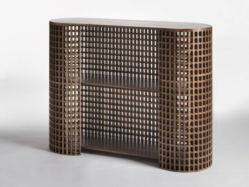 CARABOTTINO Walnut highboard with doors By Medulum | design CARA \ DAVIDE