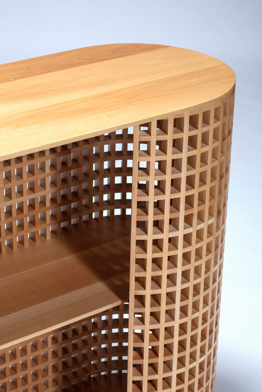 CARABOTTINO Walnut highboard with doors By Medulum | design CARA \ DAVIDE