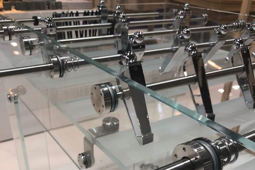 CARAT Glass football table By Billards Toulet