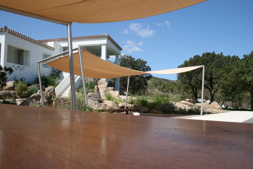 Stainless steel gazebo CARLOFORTE SAIL By UNOSIDER