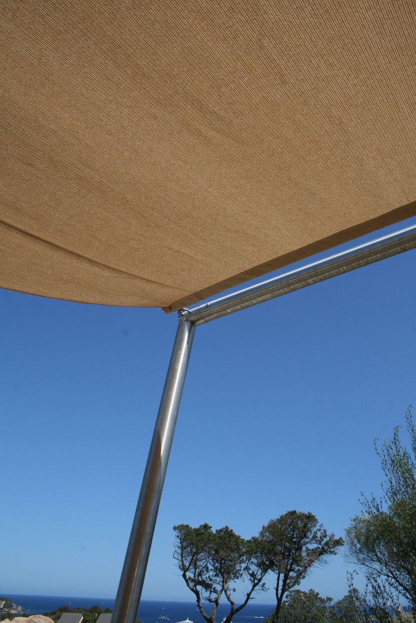 Stainless steel gazebo CARLOFORTE SAIL By UNOSIDER