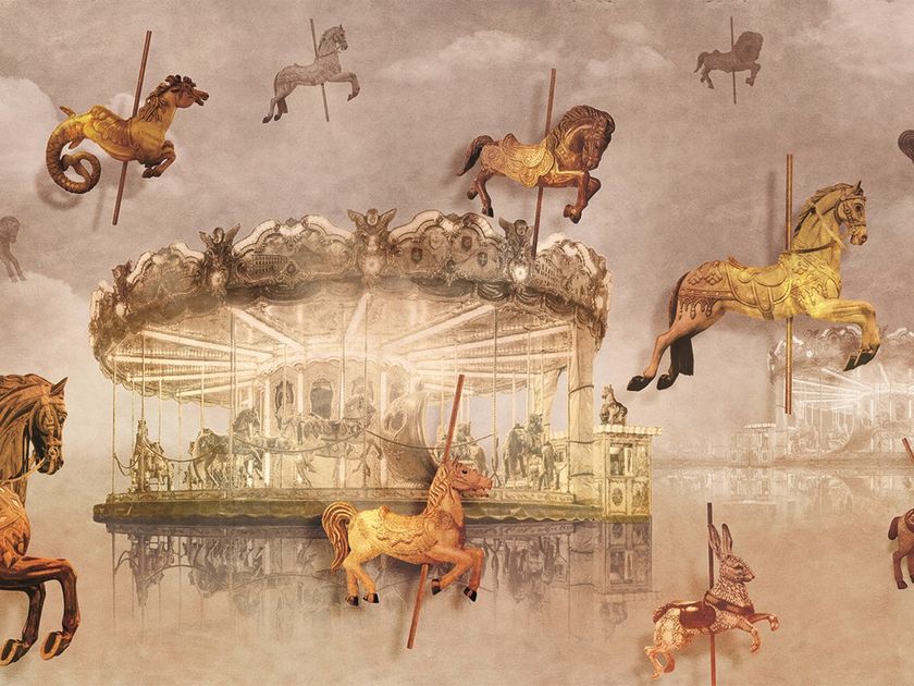 CAROUSEL Papel pintado By Skinwall | design Federico Bandini