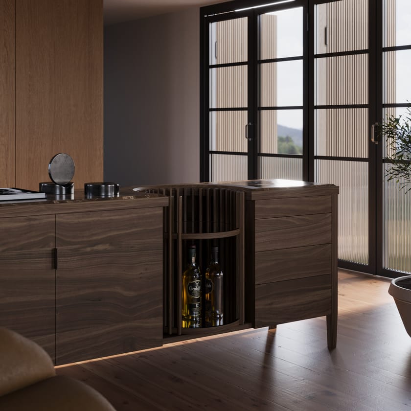 CAROUSEL Buffet en bois massif By Wewood | design Leonhard Pfeifer