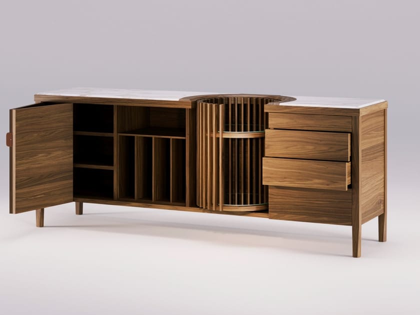 CAROUSEL Buffet en bois massif By Wewood | design Leonhard Pfeifer