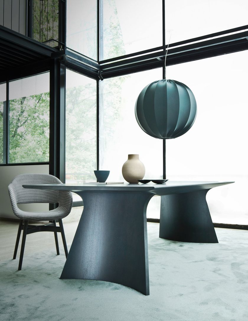 Wooden table CARUSO By Busnelli design Patrick Jouin