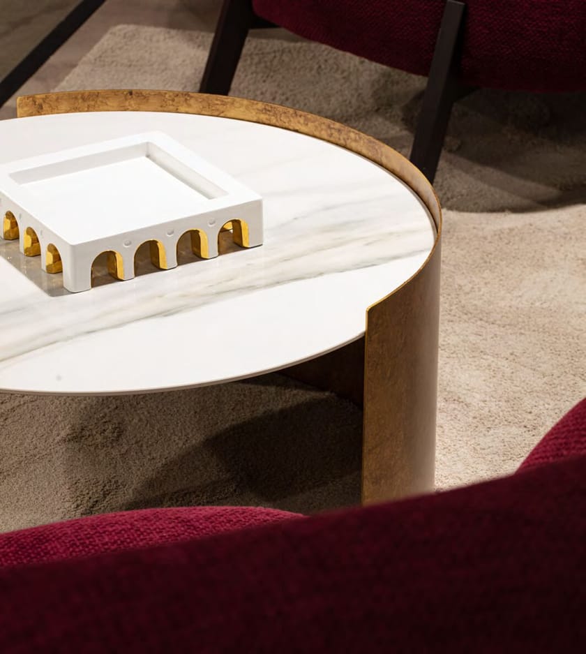 OSIRIS Round ceramic coffee table By CASA +39