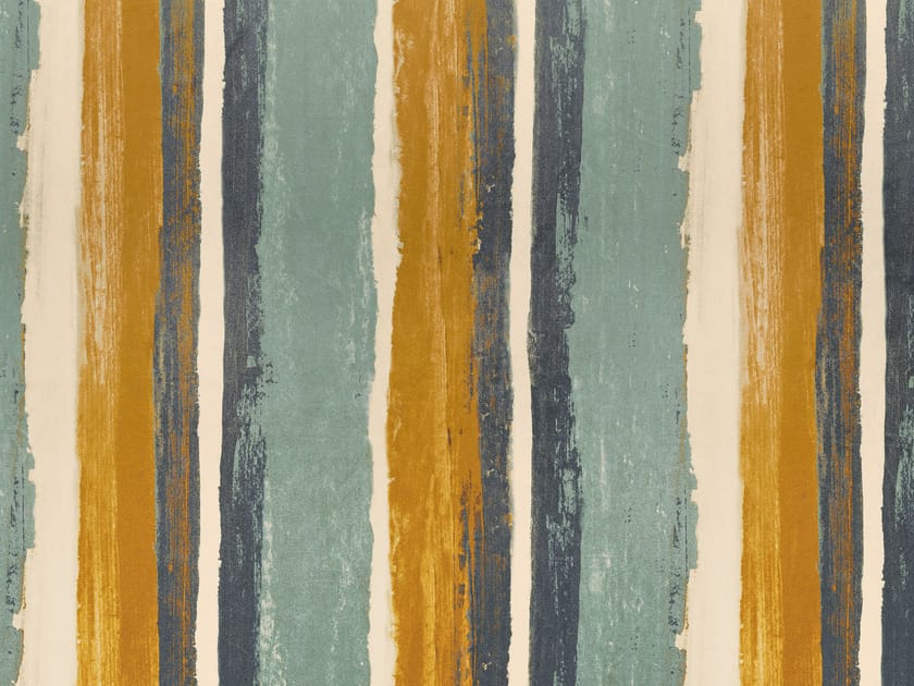 BIRKIN Tessuto a righe lavabile in velluto By CASAMANCE