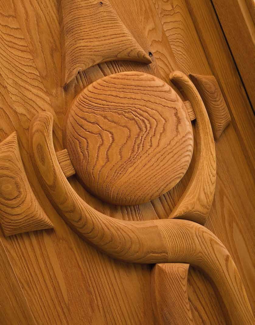 Hinged chestnut door CASTELLO By Arnaboldi Interiors