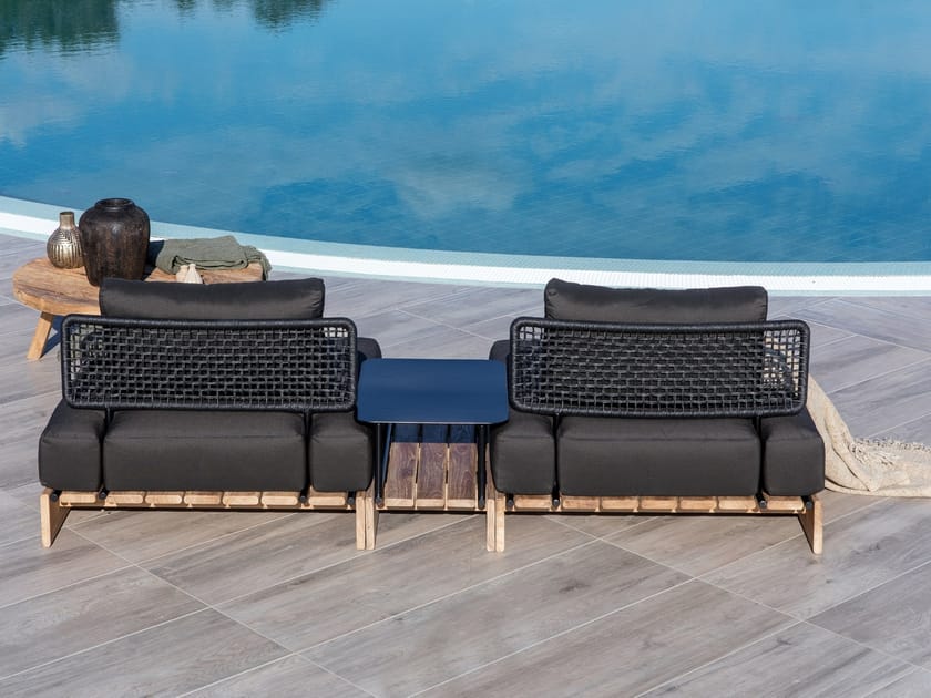 CASUAL MODULAR Tavolino rettangolare in legno con vassoio By cbdesign ...