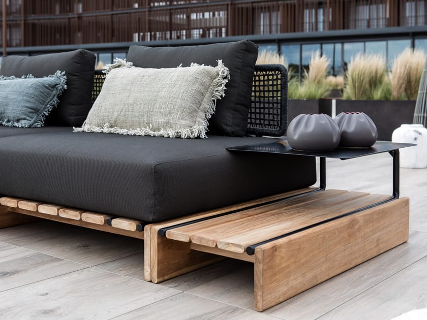 CASUAL MODULAR Rectangular wooden coffee table with tray By cbdesign ...
