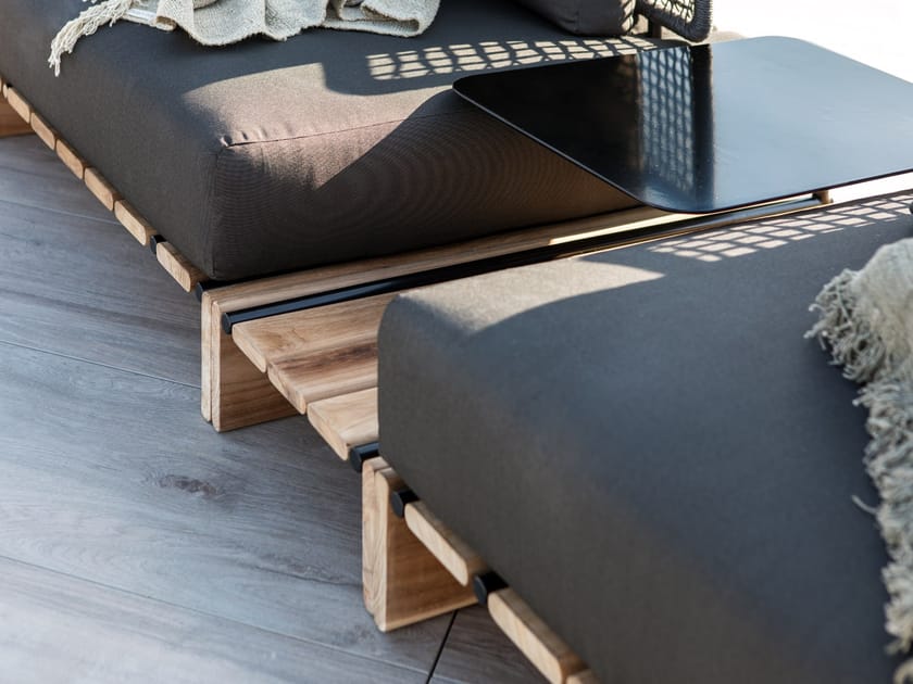 CASUAL MODULAR Tavolino rettangolare in legno con vassoio By cbdesign ...