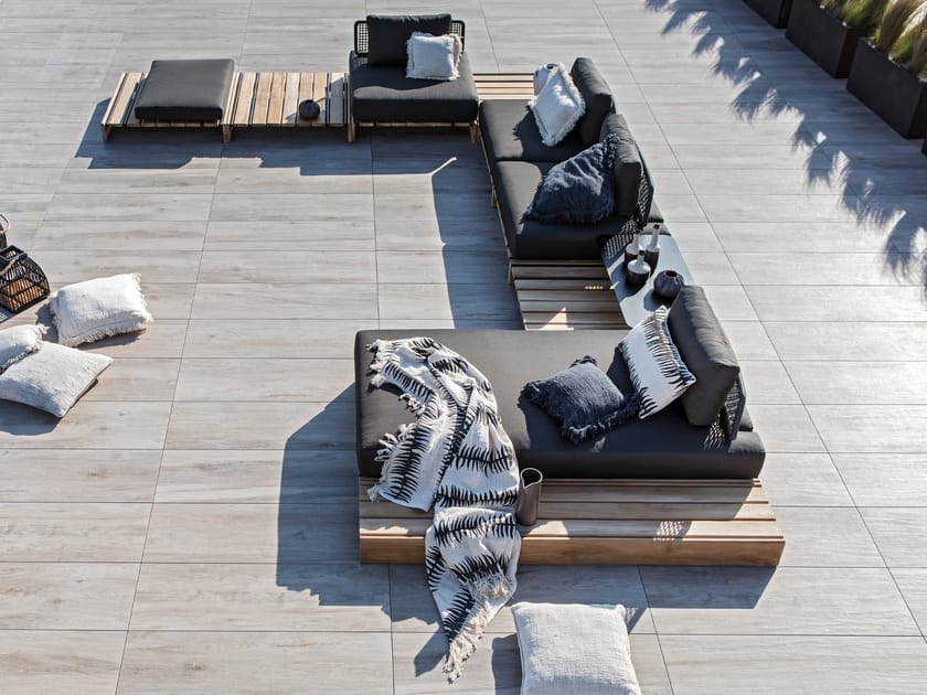 CASUAL MODULAR Square wooden coffee table By CBdesign | design Carlo Basso