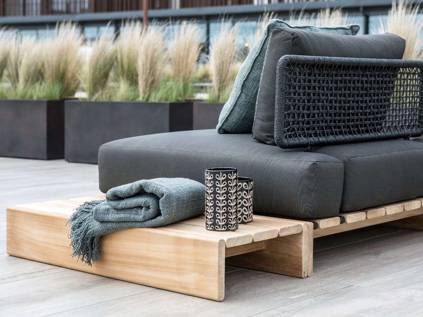 CASUAL MODULAR Low rectangular garden side table By cbdesign | design ...