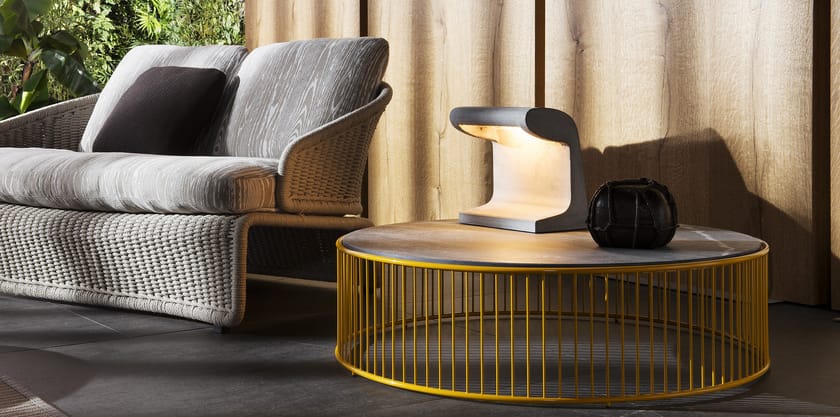 CAULFIELD OUTDOOR Outdoor side table By Minotti | design Rodolfo Dordoni