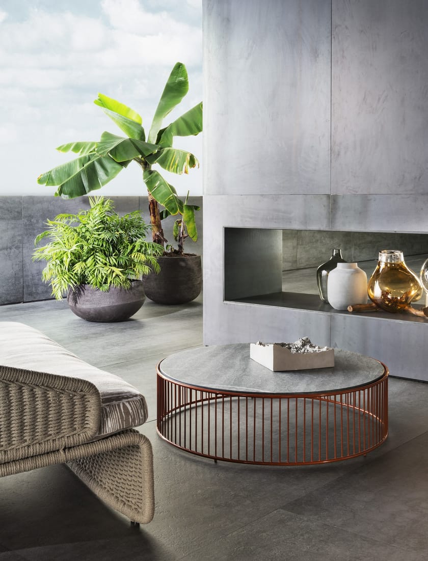 CAULFIELD OUTDOOR Outdoor side table By Minotti | design Rodolfo Dordoni