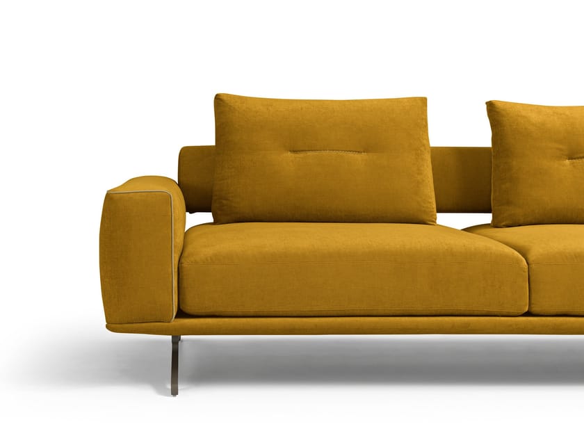 Corner fabric sofa CAVE By Max Divani