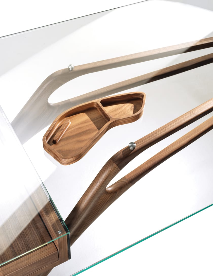 CAVOUR CM Writing desk By Zanotta | design Carlo Mollino