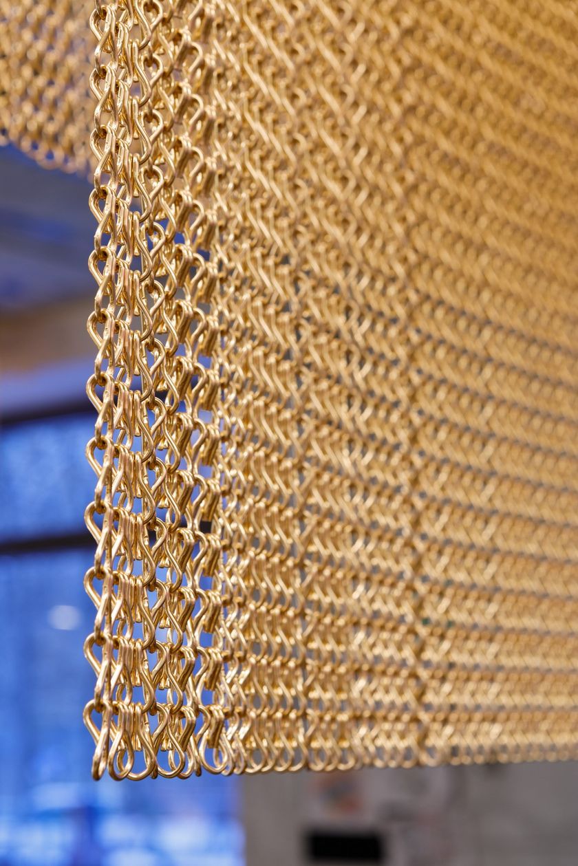 CEILING CHAIN VEILS Aluminium chain curtain By Kriskadecor | design ...