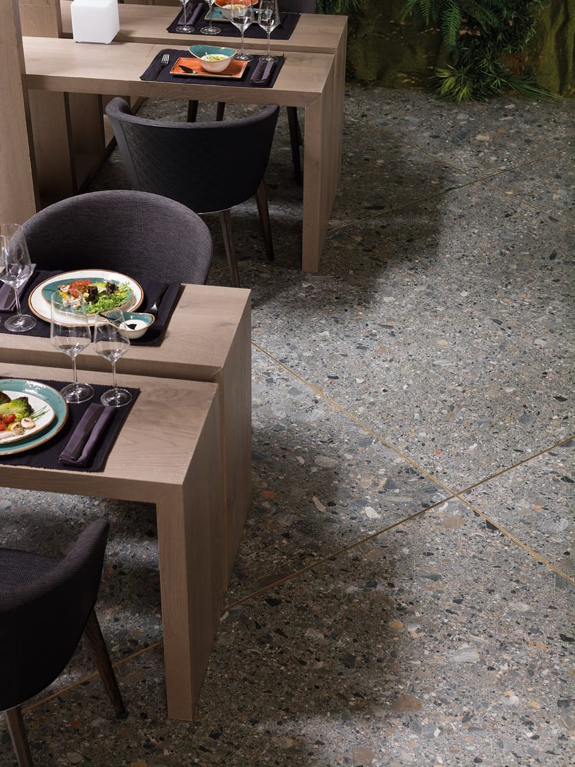 Pavimento/rivestimento in gres porcellanato effetto pietra CEPPO STONE ...