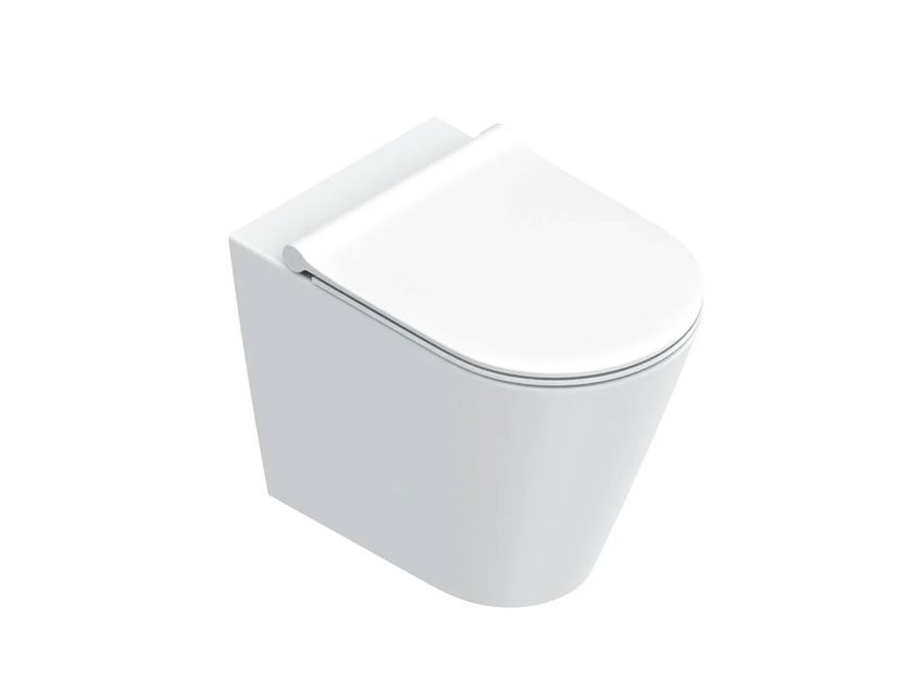 ZERO 55x35 Floor mounted rimless toilet By CERAMICA CATALANO