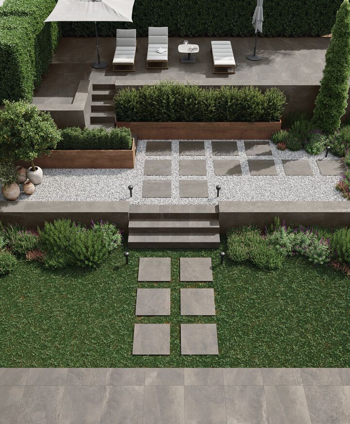 PLANETO - MARS Outdoor porcelain stoneware wall/floor tiles with stone ...