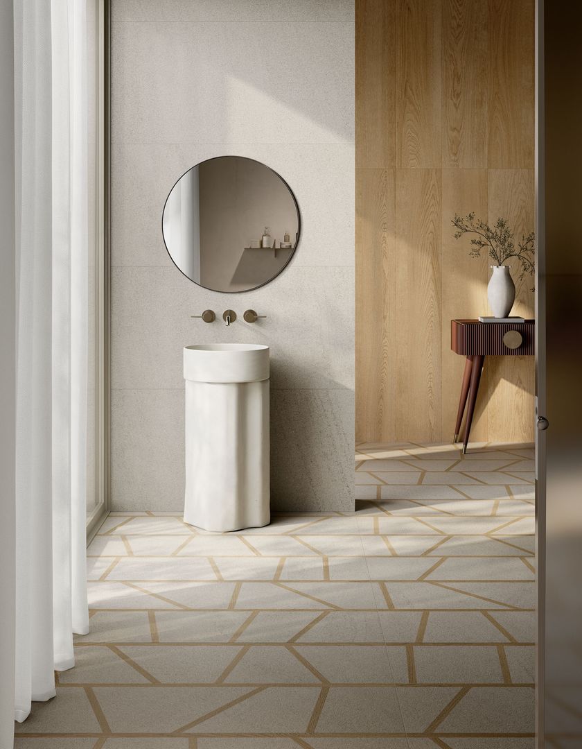 WINDSTONE PEARL Pavimento/rivestimento in gres porcellanato effetto ...