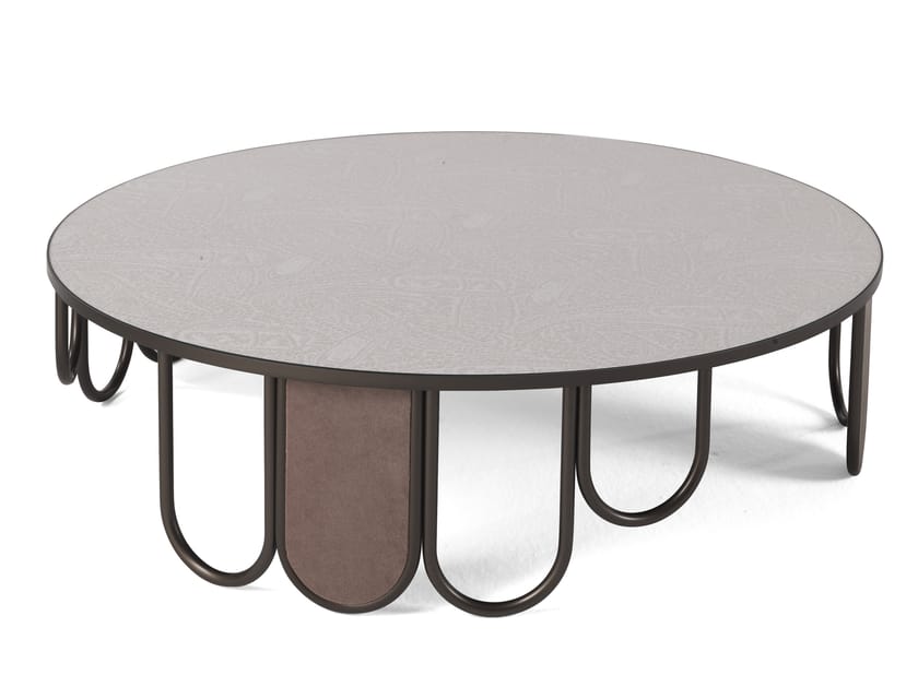 CHANDRA Round iron coffee table By ETRO Home Interiors