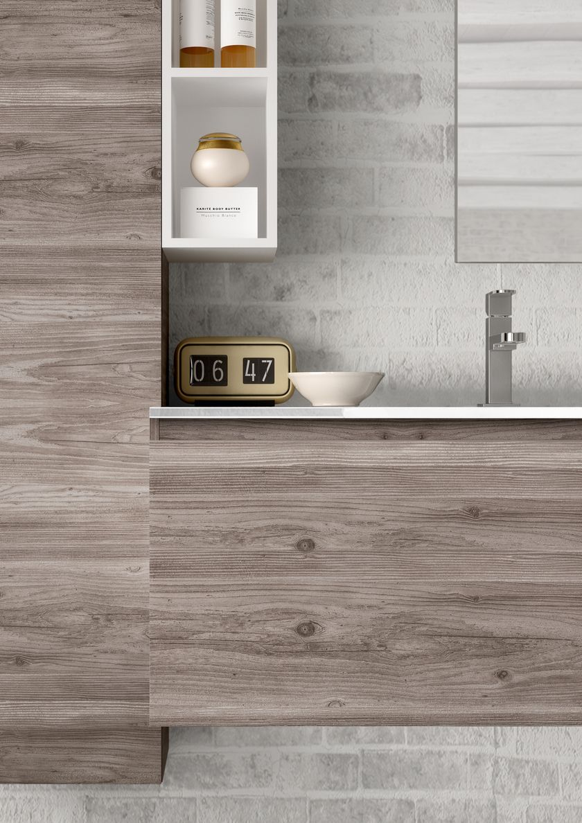 Wall-mounted vanity unit CHANGE 357 Change Collection By Gruppo Geromin