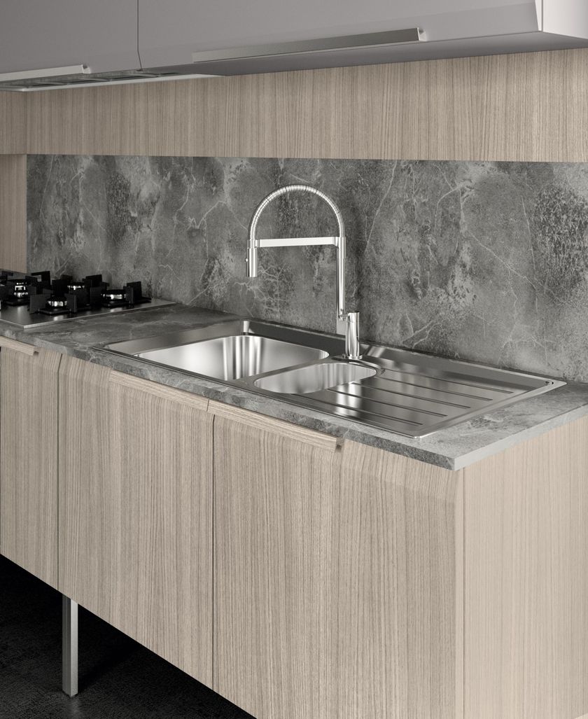 Cucina componibile lineare CHANTAL 05 By Febal Casa design Alfredo Zengiaro