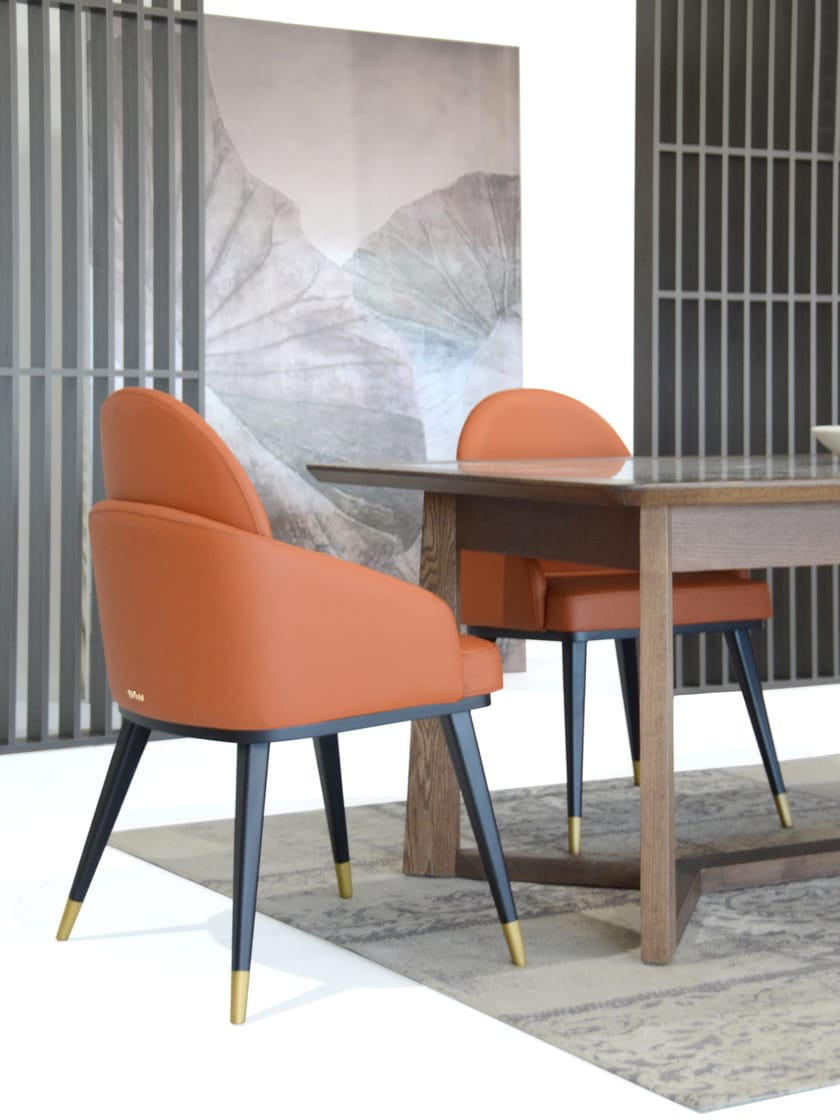 CHARISSA | Rectangular table Rectangular wooden with marble tabletop ...