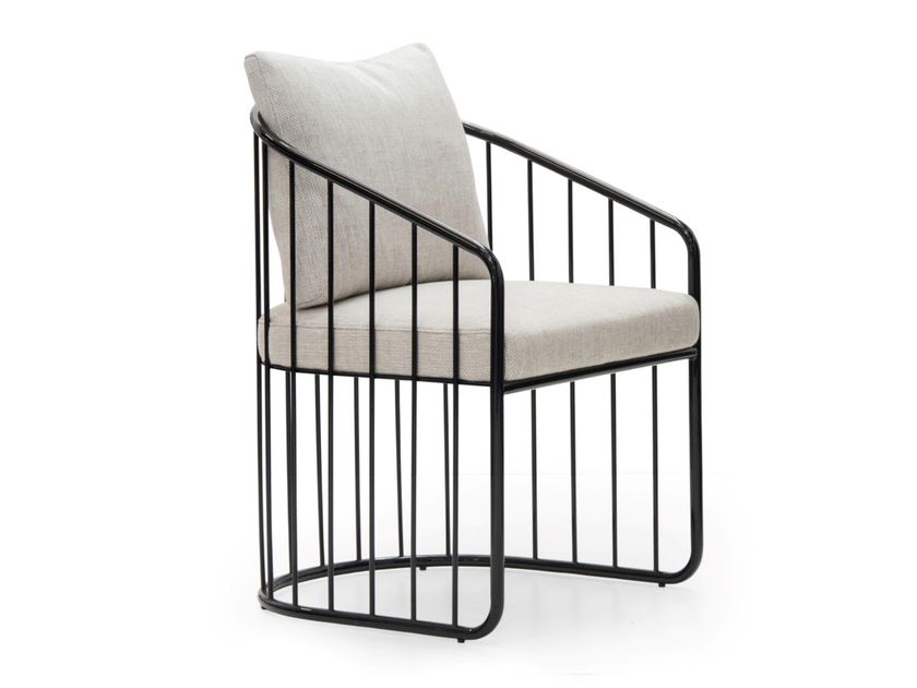 CHARLESTON Upholstered fabric chair By Formitalia