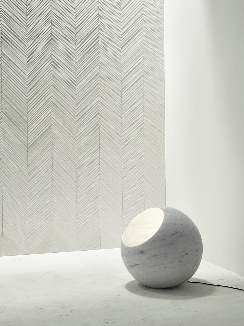 CHEVRON Stone flooring By Salvatori