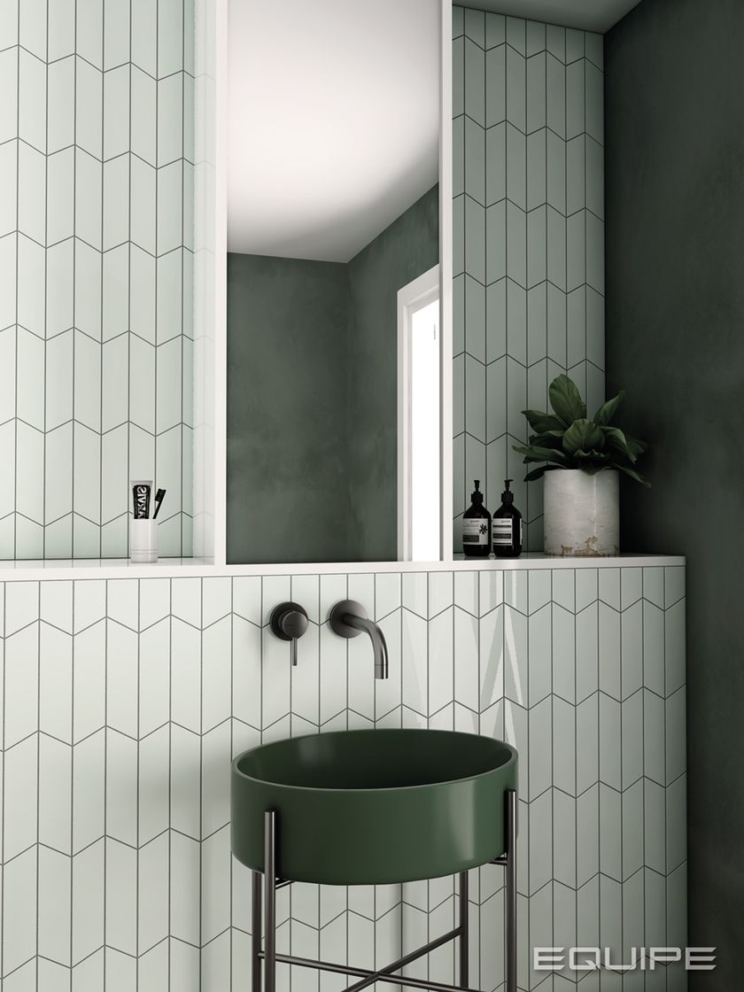 CHEVRON WALL By EQUIPE CERAMICAS