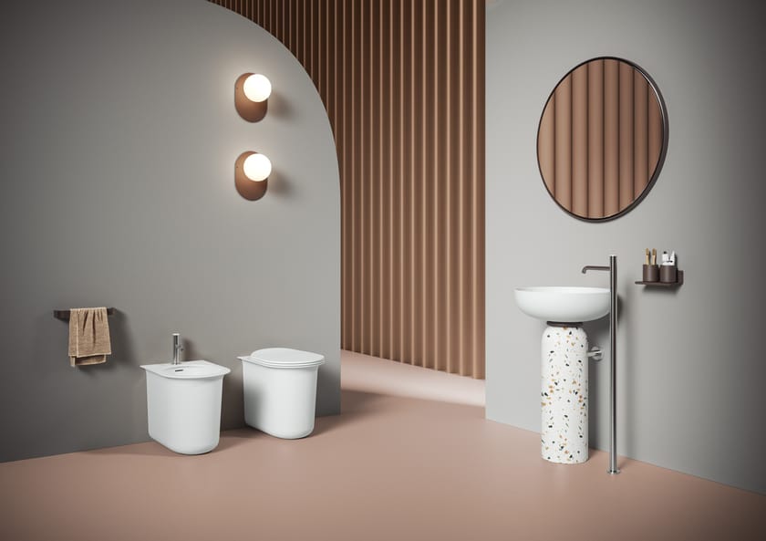 CHIC | Back to wall bidet By Artceram design Meneghello Paolelli