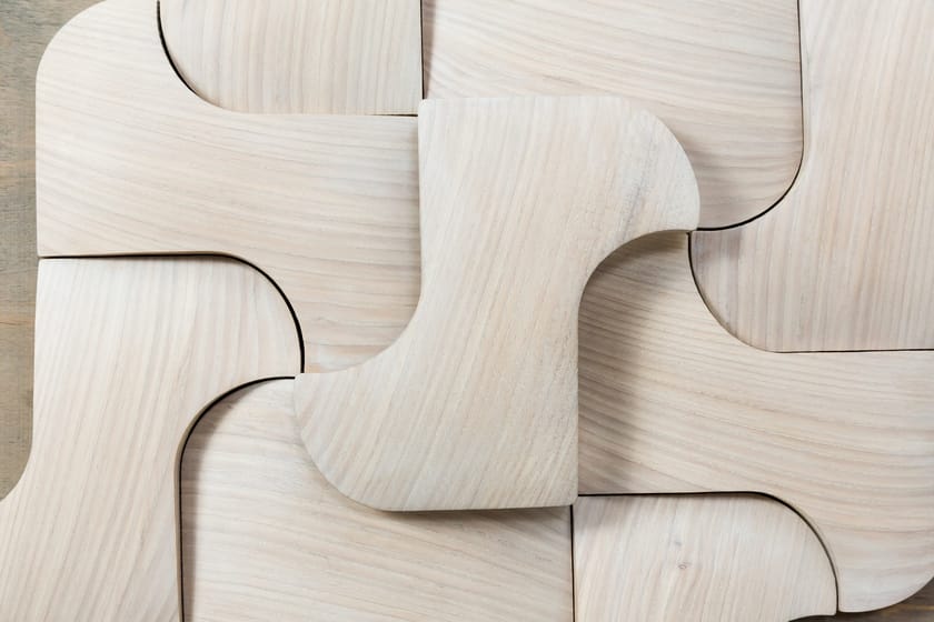 Modular wooden 3D Wall Cladding CHIKAGO By NEXT LEVEL DESIGN STUDIO
