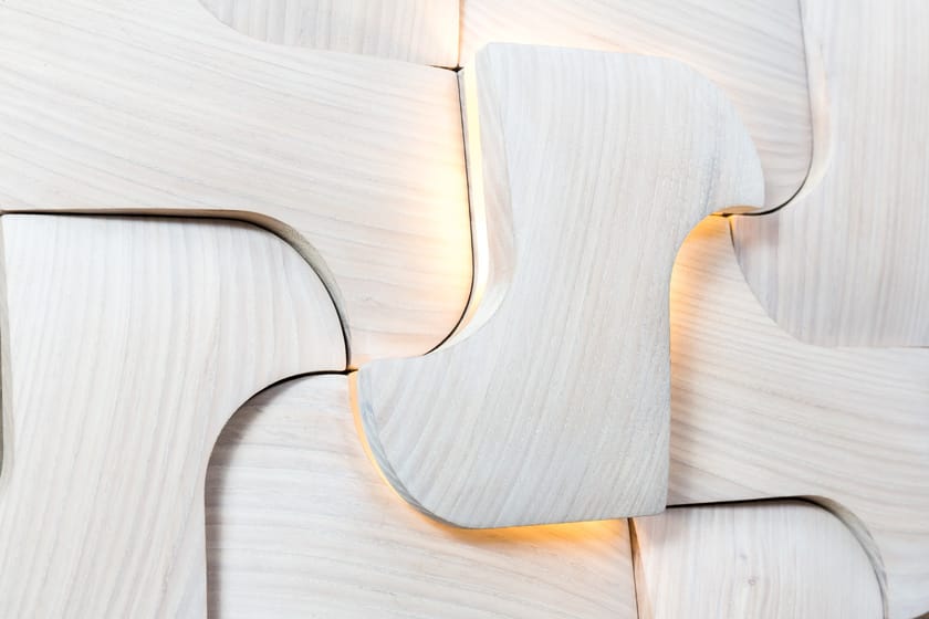 Modular wooden 3D Wall Cladding CHIKAGO By NEXT LEVEL DESIGN STUDIO