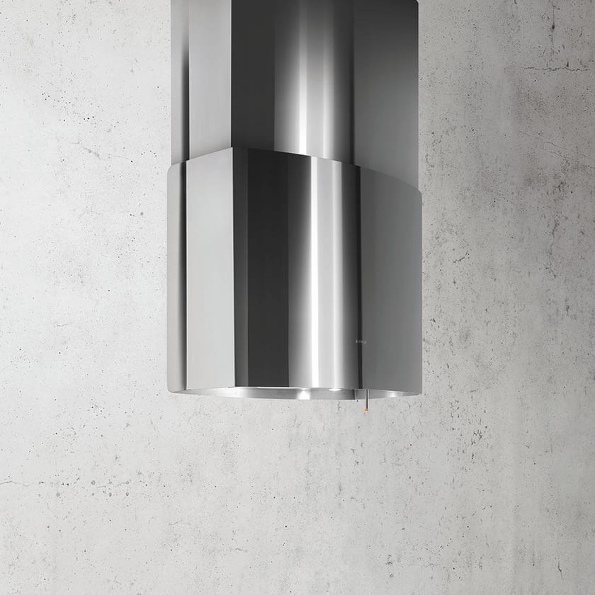 Cappa ad isola in acciaio inox CHROME By Elica