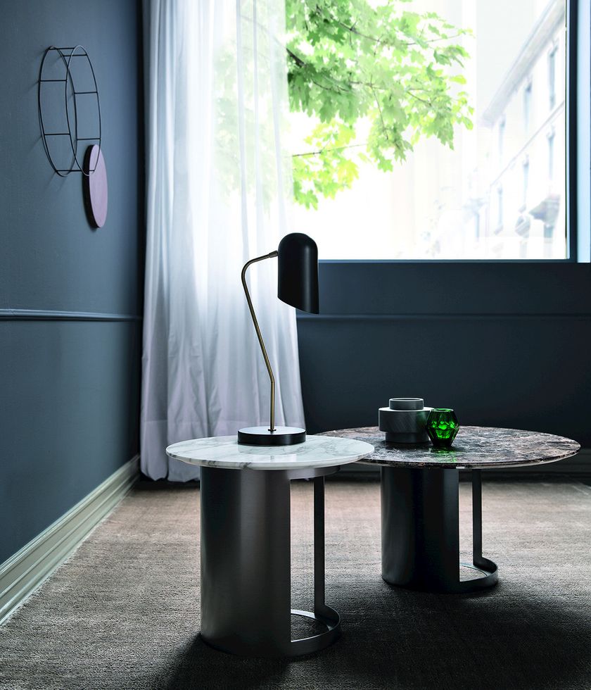 CI Round marble coffee table By Bodema | design Carlotta Manzoni
